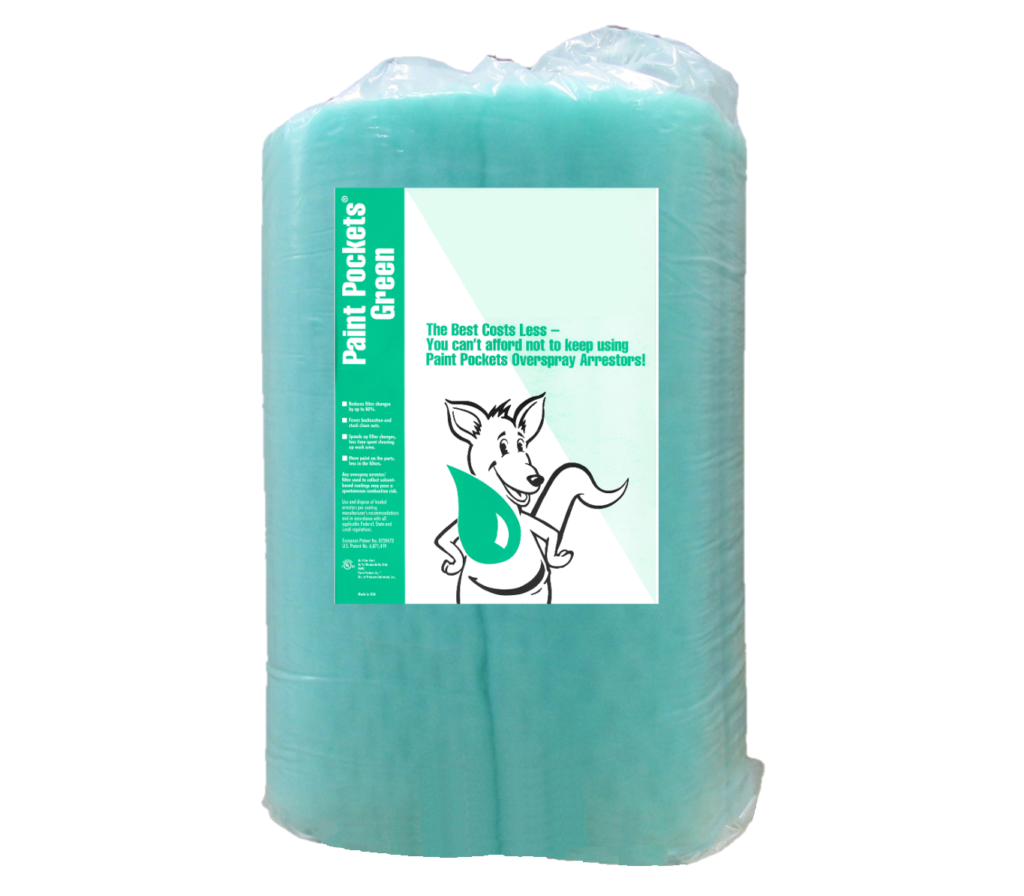 Paint Pockets 30" x 60' Green Blanket : Schweitzer & Crosson